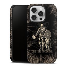 DeinDesign iPhone 16 Pro Handy Panzer Handyh&uuml;lle robuste Outdoor H&uuml;lle Schutzh&uuml;lle matt Wikinger Vikings Tv Show Designs Tough Case