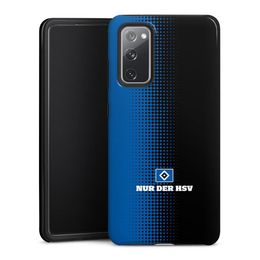DeinDesign Galaxy S20 FE 5G Handy Panzer Handyh&uuml;lle robuste Outdoor H&uuml;lle Schutzh&uuml;lle gl&auml;nzend Hsv Logo Official Licensed Product Tough Case