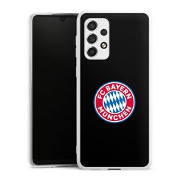 DeinDesign Galaxy A33 5G Handy Silikon H&uuml;lle Case transparent Handyh&uuml;lle Official Licensed Product Fc Bayern M&uuml;nchen Logo Silikon Case