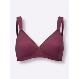 w&auml;schepur w&auml;schepur Damen T-Shirt-BH ohne B&uuml;gel mit ergonomisch geformten Tr&auml;gern, bordeaux, Gr&ouml;&szlig;e 85B
