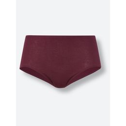 Nina von C. Damen Taillenslip mit hoher Beinh&ouml;he, bordeaux, Gr&ouml;&szlig;e 38