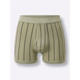w&auml;schepur men Herren Hose kurz, khaki-gestreift, Gr&ouml;&szlig;e 10