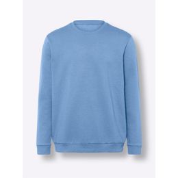WITT Herren Sweatshirt, himmelblau, Gr&ouml;&szlig;e 56/58