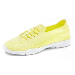Lascana Damen Sneaker, hellgelb, Gr&ouml;&szlig;e 42