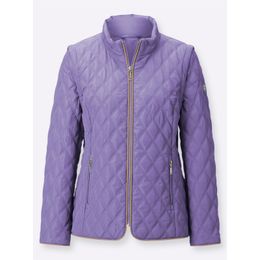 WITT Damen 2-in-1-Jacke mit Rautensteppung, lavendel, Gr&ouml;&szlig;e 46