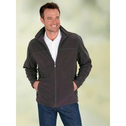 WITT Damen Fleecejacke, anthrazit, Gr&ouml;&szlig;e 44/46
