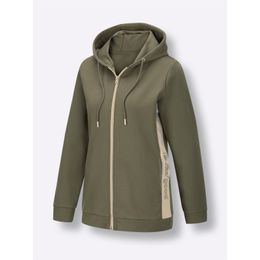 feel good Damen Jacke, khaki-sand, Gr&ouml;&szlig;e 40/42