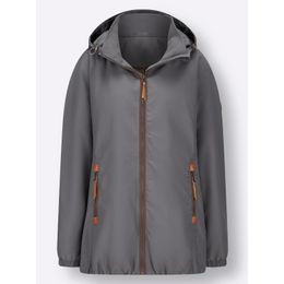 WITT Damen &Uuml;bergangsjacke in Microfaser-Qualit&auml;t, anthrazit, Gr&ouml;&szlig;e 44