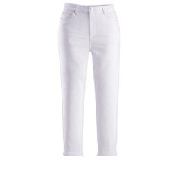 WITT Damen 7/8-Jeans mit Stretch-Anteil, wollwei&szlig;, Gr&ouml;&szlig;e 36