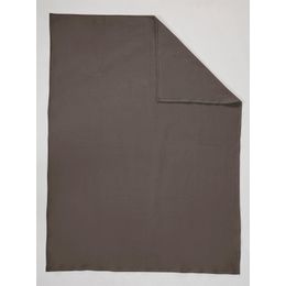 Biederlack Wohndecke, braun, Gr&ouml;&szlig;e 100x150 cm - Knieplaid