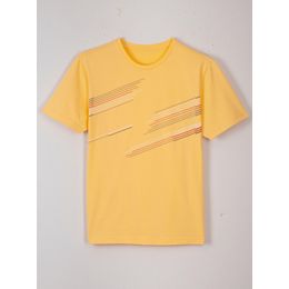 WITT Herren Freizeitshirt, gelb, Gr&ouml;&szlig;e 56/58