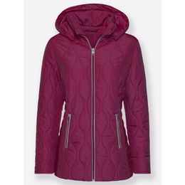 WITT Damen Steppjacke mit kontrastreichen Akzenten, malve, Gr&ouml;&szlig;e 42