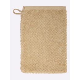 Cawö Cawö Handtuch, vanille, Größe 16x22 cm - 2 Waschlappen