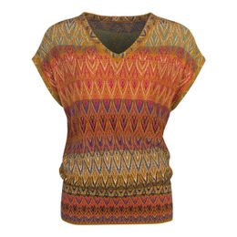 IVKO Jacquard-Kombination, Shirt - 36 - Multicolor, aus Viskose