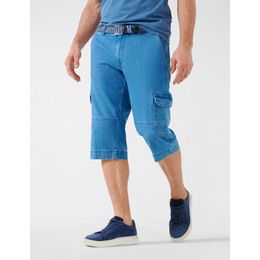 Bermudas Eurex By Brax "Style BILL" Gr. 52, Normalgrößen, blau (bleached) Herren Hosen