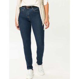 5-Pocket-Jeans RAPHAELA BY Brax "Style LUCA" Gr. 46K (23), Kurzgrößen, blau (darkblue) Damen Jeans