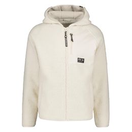 alife and kickin Kapuzensweatjacke ALIFE & KICKIN "HaraldAK G Teddy Hooded Sweat Jacket Herren" Gr. L, weiß (chalk) Herren Sweatjacken