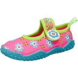 Playshoes Schuh M&auml;dchen Gr&ouml;&szlig;e 18.5 aqua / kiwi / pink / rot / wei&szlig;