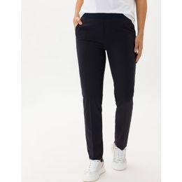 Boyfriend-Hose RAPHAELA BY Brax "Style LIV" Gr. 52K (26), Kurzgrößen, blau (navy), Damen, 90% Polyester, 10% Polyurethan, Hosen