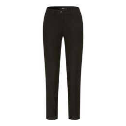 Caprihose Brax "Style MARON S", Damen, Gr. 36, Normalgrößen, schwarz, 47% Polyester, 47% Viskose, 6% Elasthan, Hosen