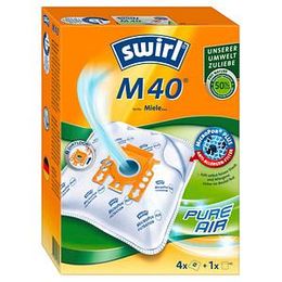 4 Swirl® MicroPor® Plus M 40 Staubsaugerbeutel