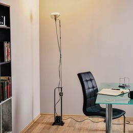 Flos Stehlampe Toio Limited Edition, schwarz, Metall, 195 cm