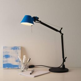 Artemide Tolomeo Micro Bicolor Tisch black/blue