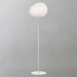 Foscarini Gregg grande Stehleuchte, 186 cm, weiß