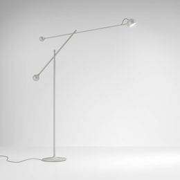 Artemide Ixa LED-Stehleuchte justierbar weißgrau