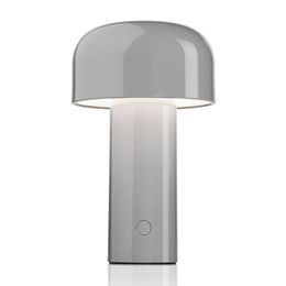 Flos Bellhop aufladbare LED-Tischleuchte grau