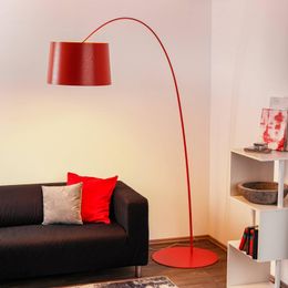 Foscarini Twiggy Bogenleuchte mit Dimmer, purpur