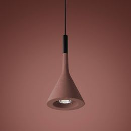 Foscarini Aplomb Hängeleuchte GU10 aus Beton rot