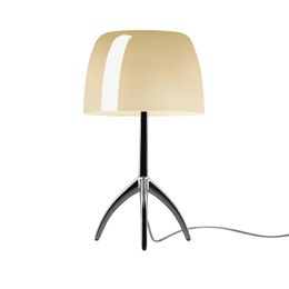 Foscarini Lumiere piccola schwarz/creme dimmbar