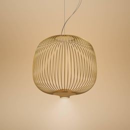 Foscarini Spokes 2 piccola Pendel dimmbar gold