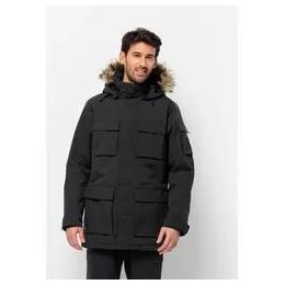 Parka Jack Wolfskin "GLACIER CANYON PARKA" Gr. L (52), schwarz Herren Jacken