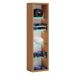 Mendler Holz CD DVD Stand Deko Regal Rasato L