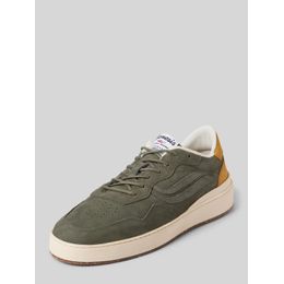 Genesis Ledersneaker mit Label-Patch Modell 'G-Soley Porto'