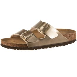 Birkenstock Arizona Sandalen Damen - gold - Gr. 39 - Synthetik