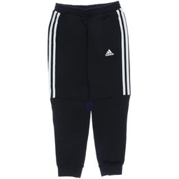 Adidas Herren Stoffhose, schwarz, Gr. 140