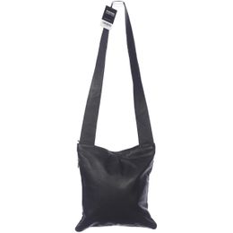 Merlin Lederwerkstatt Damen Handtasche, schwarz, Gr.