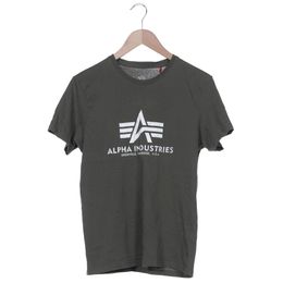 Alpha Industries Herren T-Shirt, grün, Gr. 48