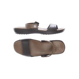 Crocs Damen Sandale, braun, Gr. 10