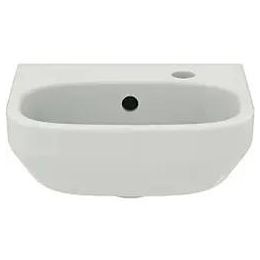 Ideal Standard i.life A Handwaschbecken T466901 35x30x15cm, mit Hahnloch und Überlauf, Hahnbank rechts, weiß