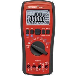 BENNING MM 12 Hand-Multimeter kalibriert (ISO) digital Datenlogger CAT IV 600 V, CAT III 1000 V Anzeige (Counts): 40000