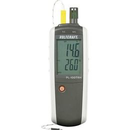 Luftfeuchtemessgerät (Hygrometer) Voltcraft PL-100TRH 0 % rF 100 % rF -200 °C +1372 °C kalibriert: Werksstandard (ohne Zertifikat)