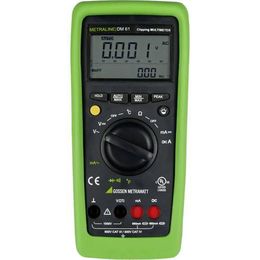 GOSSEN Metrawatt METRALINE DM 61 Hand-Multimeter kalibriert (ISO) digital CAT III 600 V, CAT IV 300 V Anzeige (Counts): 6600