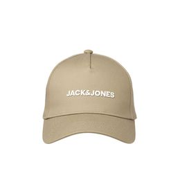 Jack & Jones Jack & Jones Cap 'JACVest' Herren Gr&ouml;&szlig;e 55/60 cappuccino / wei&szlig;