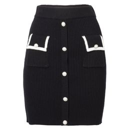 Influencer Rock Damen Gr&ouml;&szlig;e 36 schwarz / offwhite