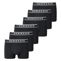 Schiesser Boxershorts Herren Gr&ouml;&szlig;e XXL schwarz / wei&szlig;