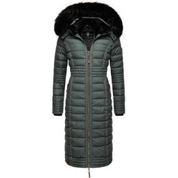 Navahoo Mantel 'Umay' Damen Gr&ouml;&szlig;e XXL braun / petrol / schwarz